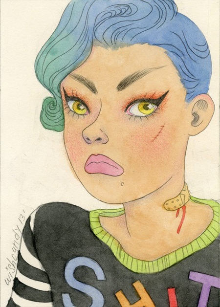 裹著糖衣的毒藥！粉嫩外表的叛逆女孩插畫集Wishcandy | Wishcandy、Sashiko Yuen、插畫、叛逆、粉嫩 | 生活發現 ...